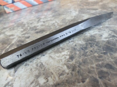 Proto Tools 76 1/2 Professional Cold Chisel 5/16 Cut NEW MADE IN USA | eBay