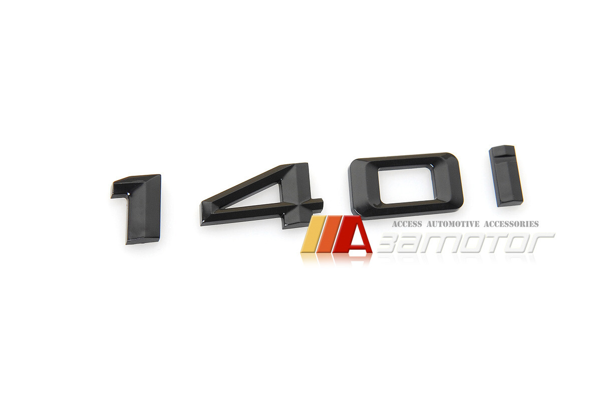 Gloss Black Trunk Rear Emblem Badge Letter 140i fit for BMW F20 F21 F40 ...