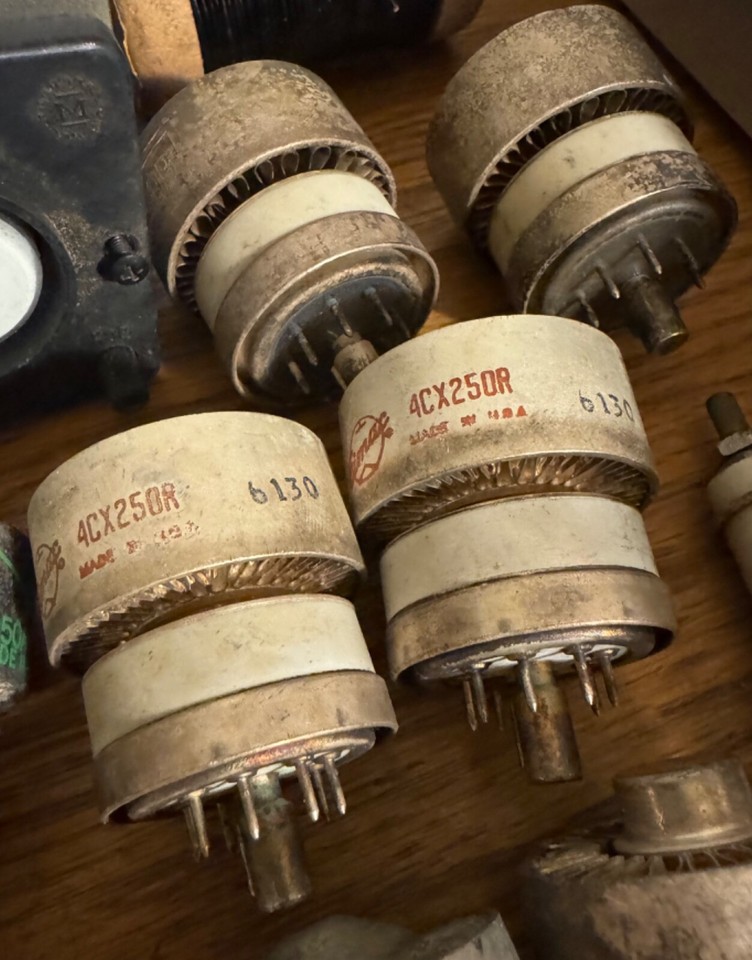 Eimac Linear Amplifier Tube Transmitter Amp Parts air cooled tubes ...