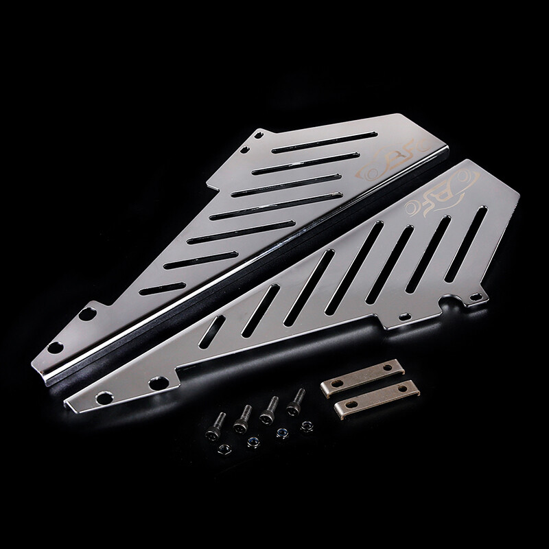 Stainless Steel Side Plate Kit For 1/5 Hpi RV Rofun Baja 5B SS 5T 5SC ...