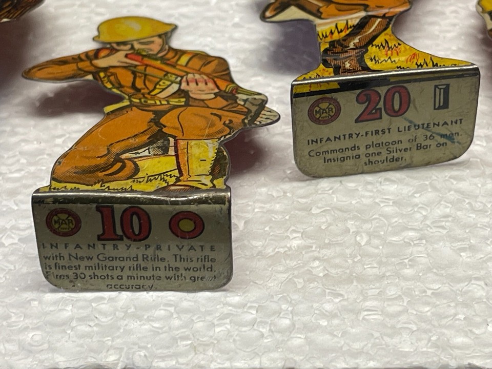 28 Marx Soldiers of Fortune Tin Lithograph 1930's Military Figure | eBay