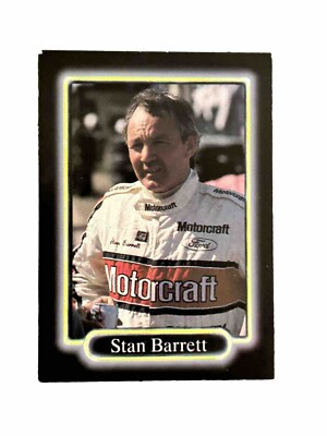 Brand New: Vintage 1990 Maxx Stan Barrett NASCAR Driver Rookie Trading ...