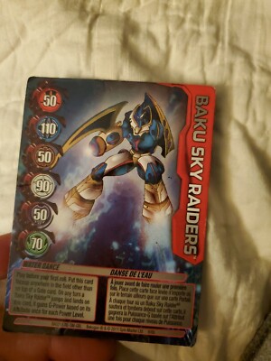 BAKUGAN Baku Sky Raiders WATER DANCE Ability Card 6/6b BA5211 | eBay