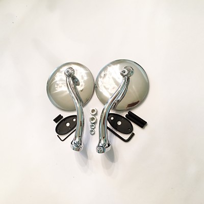 Custom Swan Neck Rear View Mirrors -1 PAIR- Hot Rod, Classic, Truck, VW ...