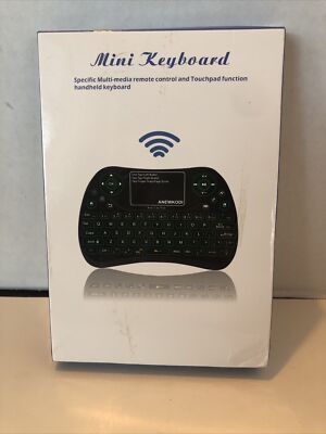Mini Keyboard RoHS Handheld Wireless Multi Media Keyboard Black | eBay