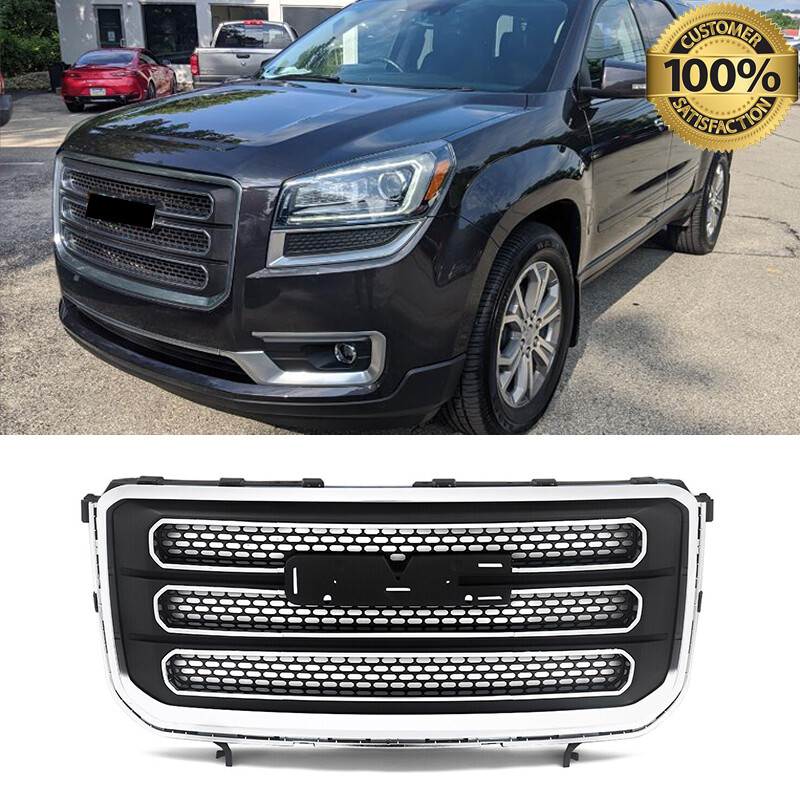 Front Grille Assembly For 2013-2017 GMC Acadia SLT Models Chrome Shell ...