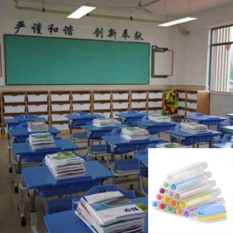 Sidewalk Chalk Dustless Chalk with Holder and Whiteboard Eraser | eBay ...