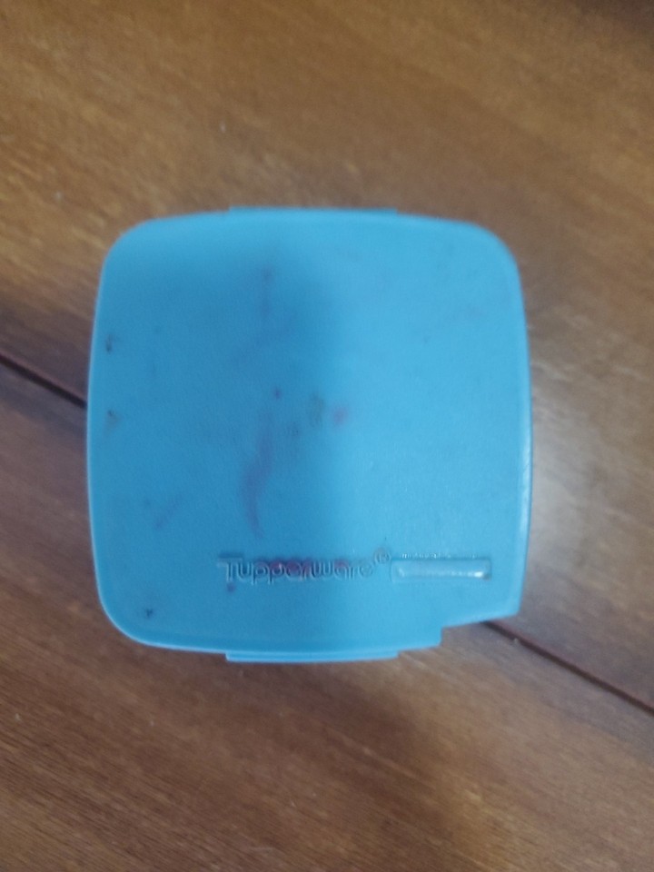 Vintage Tupperware Freezer Label Stickers Dispenser Aqua Blue with ...