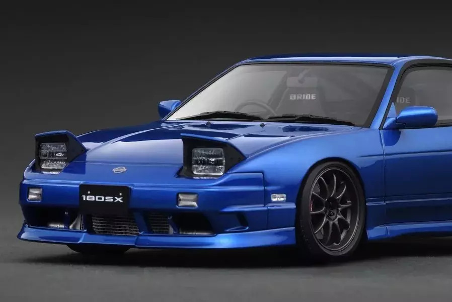 Mini car 118 Nissan 180SX TYPE X RPS13 Blue Metallic IG3766] | eBay