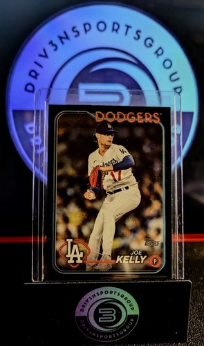 2024 Topps Series 2 Joe Kelly BLACK PARALLEL SP /73 #660 Los Angeles ...