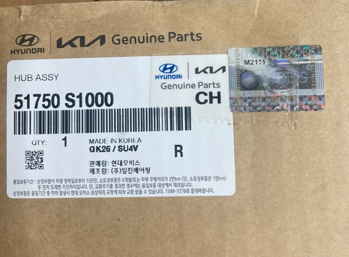 GENUINE Front Wheel Hub 51750S1000 for Telluride Palisade Santa Fe 2019 ...