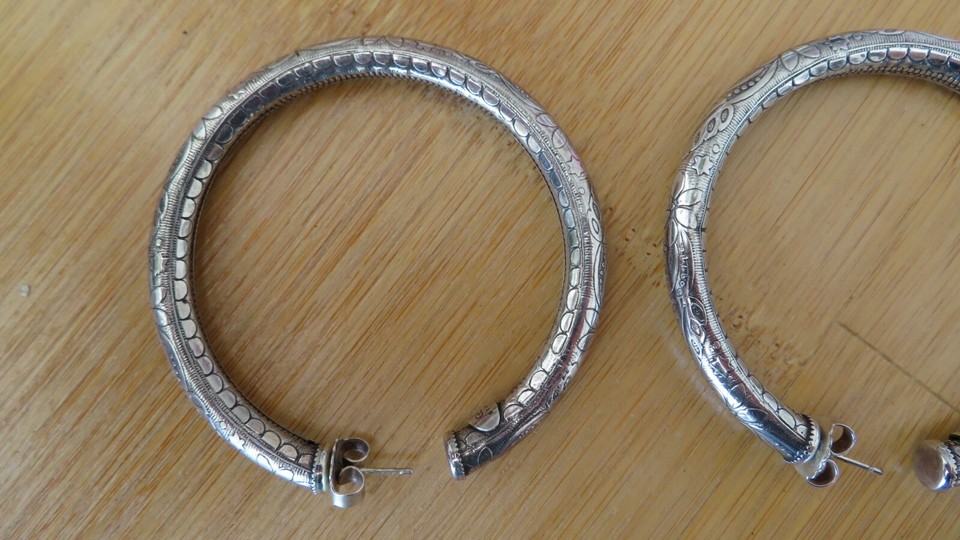 boucles d'oreille créoles Gas Bijoux Maoro grand modèle | eBay