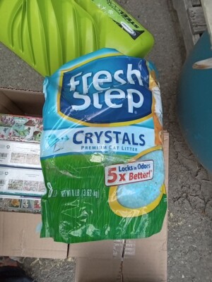 8 lb Bags Fresh Step Crystals Premium Cat Litter Scented | eBay