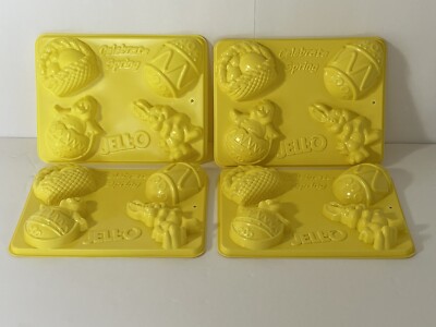 Jell-O Jigglers Easter Molds Jello Candy Gelatin Bunny Egg Basket Chick ...