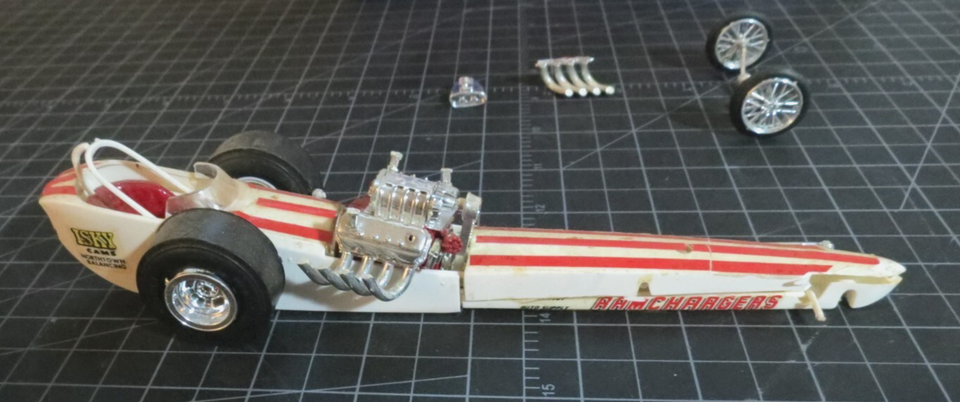 VTG ORIGINAL MPC 1960s Ramchargers Dragster 1/25 Model Kit w BOX | eBay