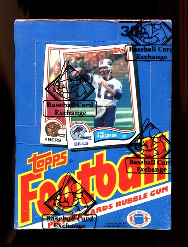 1982 Topps Football Wax Box 36 Packs BBCE Nice Box | eBay