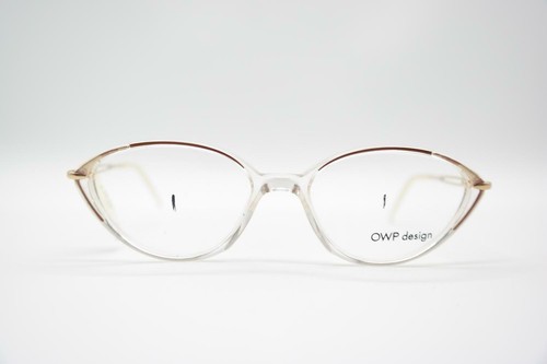 Vintage OWP Design 2287 Transparent Multicolored Oval Glasses Frame NOS ...