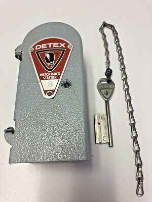 DETEX WATCHMAN'S STATION WATCHLOCK #8 | eBay