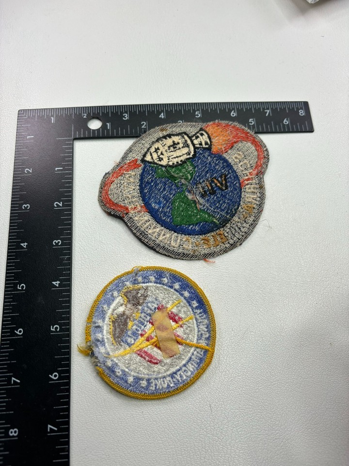 VTG AS-IS-BAD-STICHING-&-TERRIBLE-CONDITION!!!! NASA 2 Patch Bundle Lot ...
