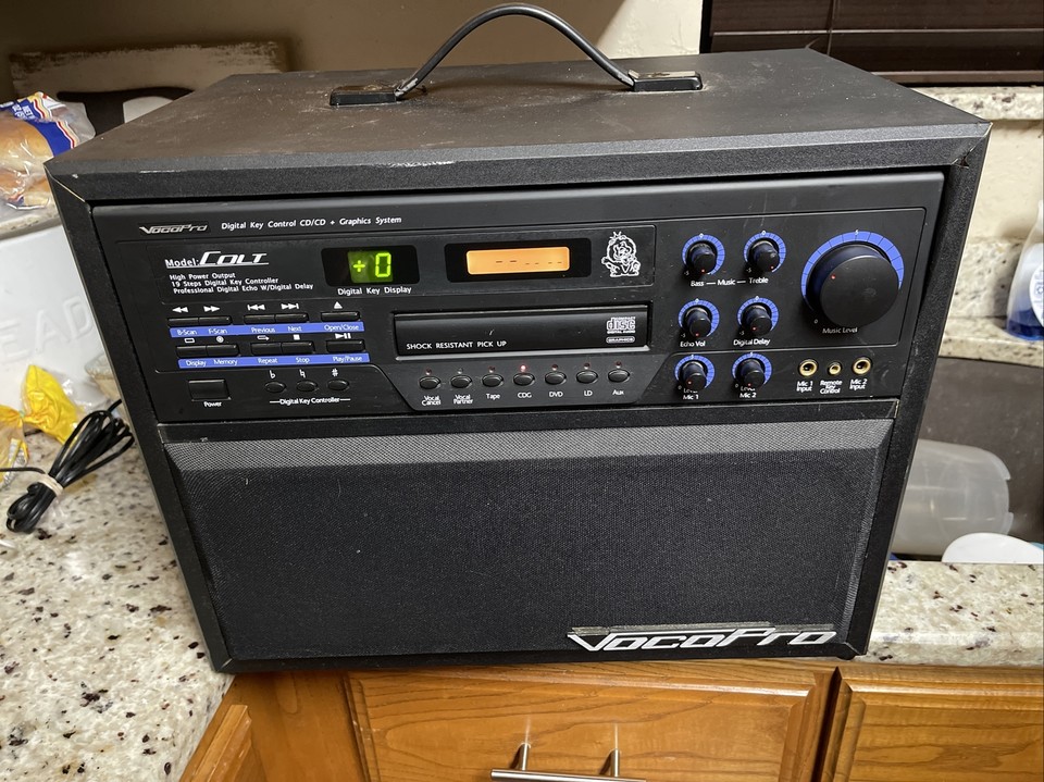 Vocopro COLT-II Digital Professional CD CDG Karaoke System As Is For ...