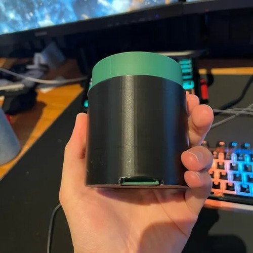 SNACK DISPENSER (Green and Black Hand Held Cylindrical Dispenser) | eBay