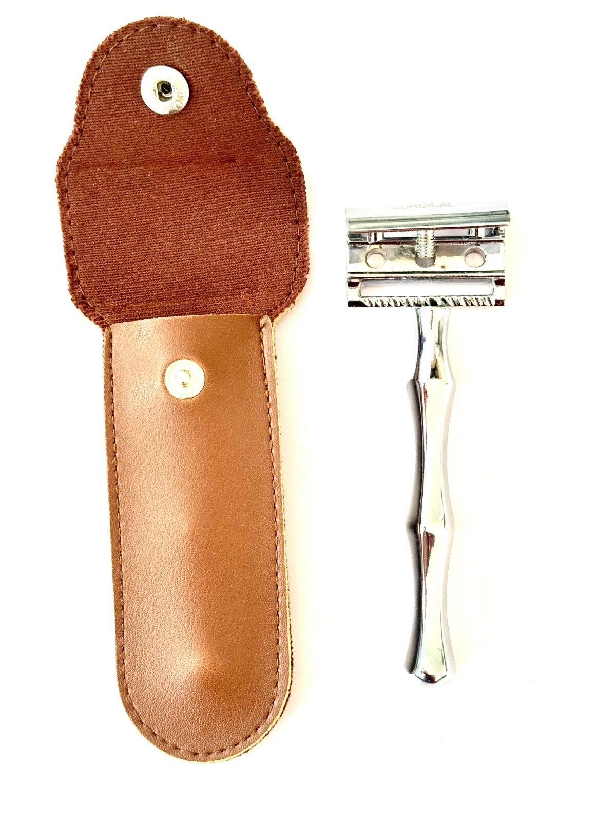 Stainless Steel Cu throat Shaving Razor Double Sided Safety Razor ...