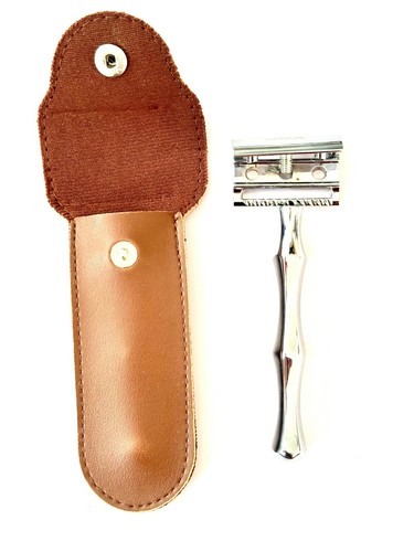 Stainless Steel Cu throat Shaving Razor Double Sided Safety Razor ...