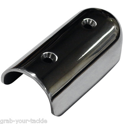 Gunwhale End Caps-Gunnel end cap 316 SS Large 43mm ID Fender strip cap ...