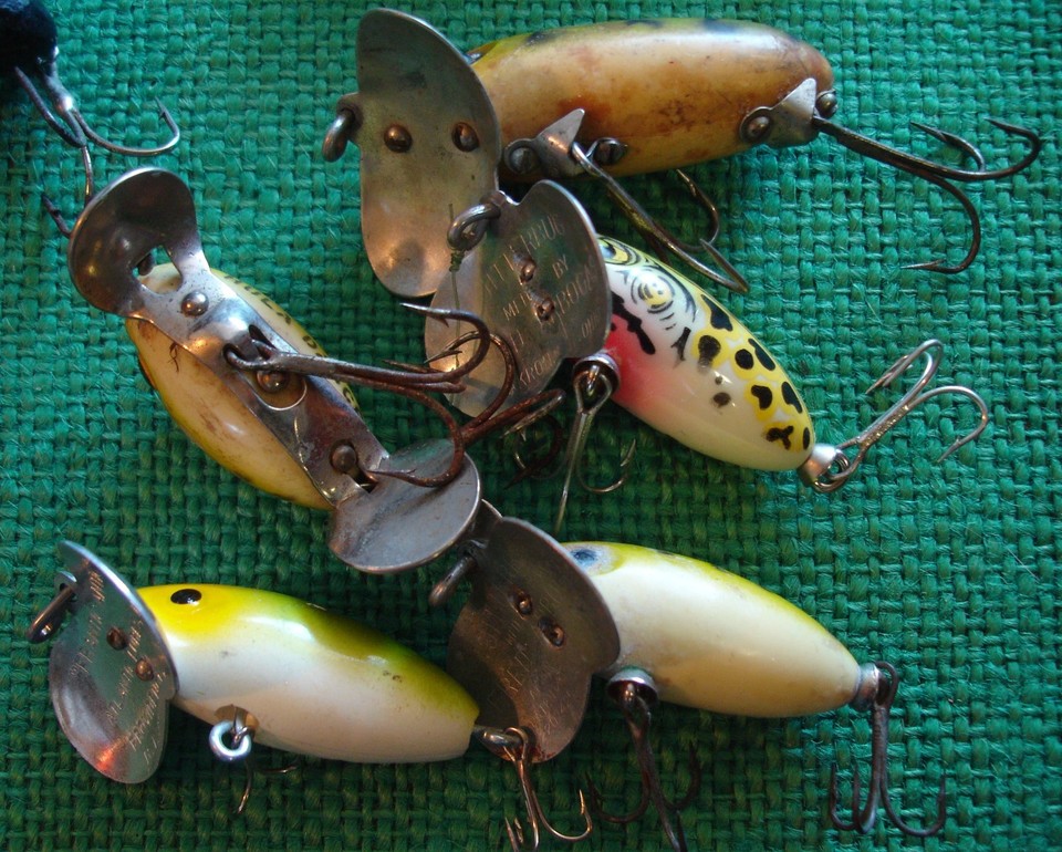 5 Frog Spot Fishing Lure ARBOGAST JITTERBUG ATLANTIC FRANTIC - ANTIC ...