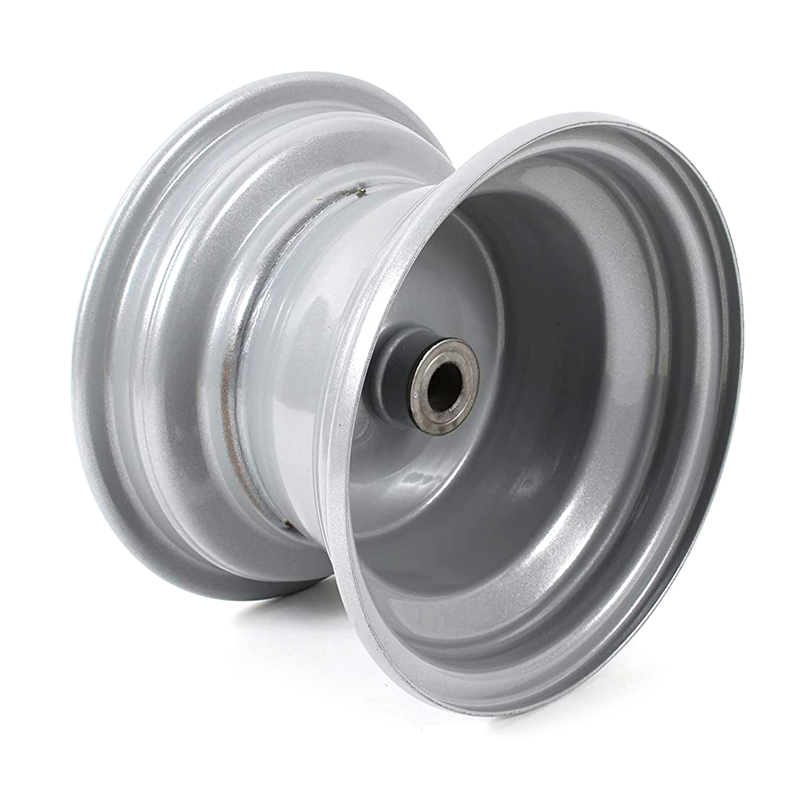 Genuine OEM Husqvarna Front Rim Assembly (Silver) 8X5 for Lawn Mower ...