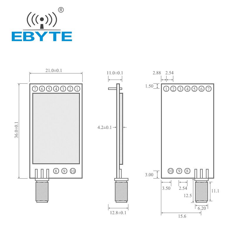 Lora Module 915MHz E32-900T20D 20dBm SMA Long Range Wireless ...