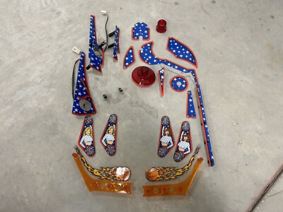 NBA Fastbreak Pinball Machine Playfield Plastic Set and More Bally ...