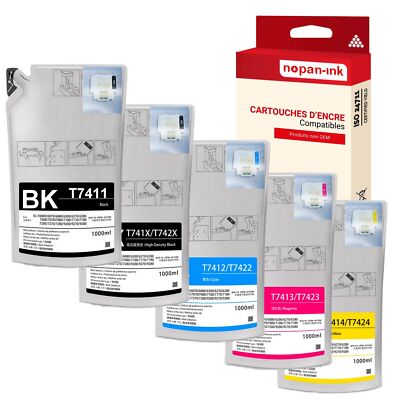 T7411 T7412 T7413 T7414 T741X Epson Sac d'encre à sublimation Multipack ...