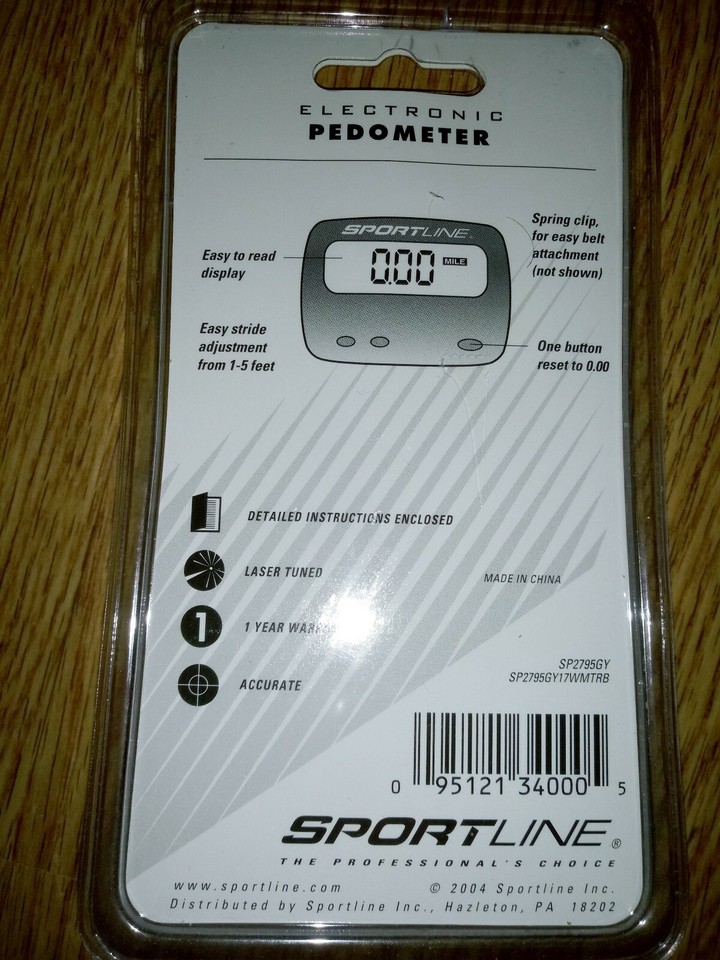 SportLine Electronic Pedometer - New & Sealed | eBay