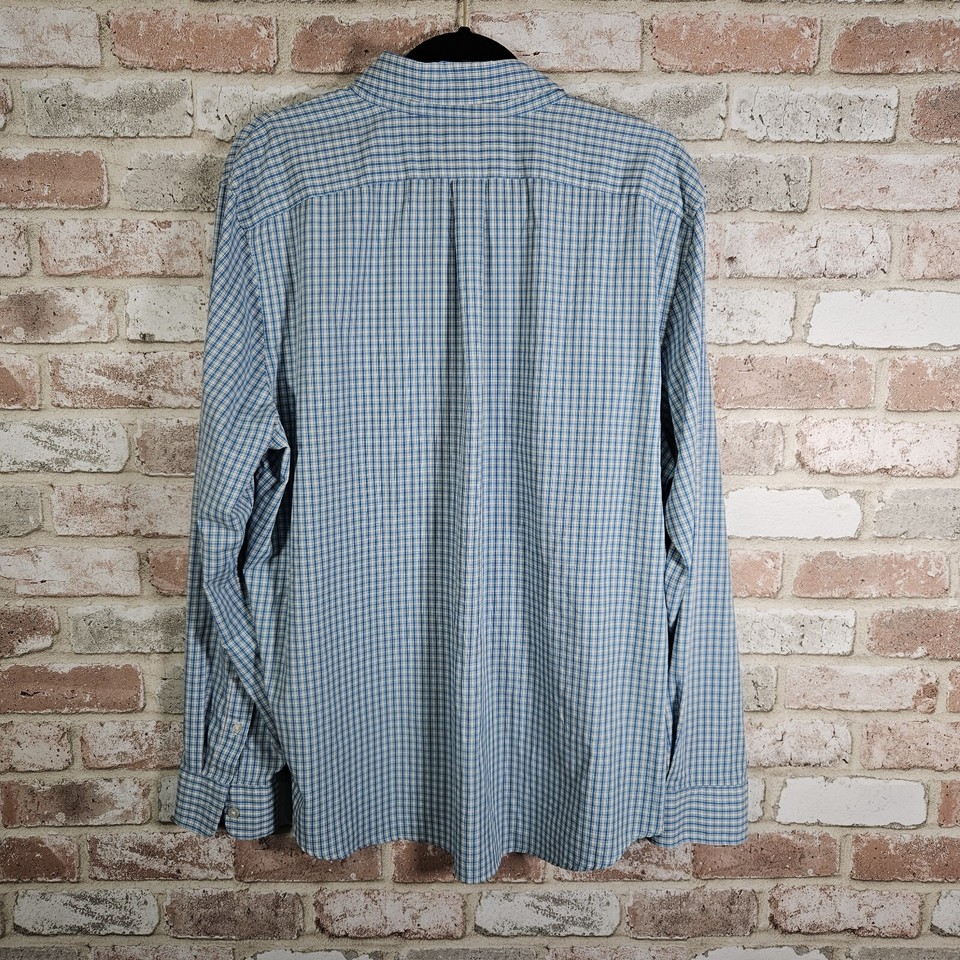 Vineyard Vines Men's Long Sleeve Nylon Polyester Button Up Shirt XL | eBay