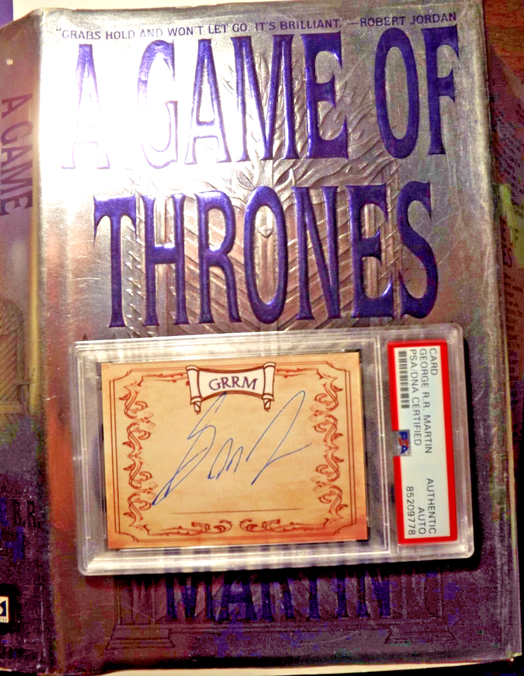 A Game of Thrones : GEORGE R.R. MARTIN (1996) HC.DJ. 1st. Printi ...