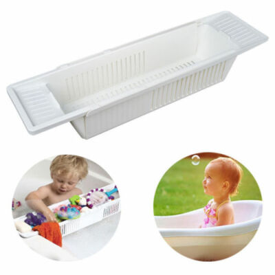 Bath Rack Deep Over Bath Tub Rack Extendable Storage Rack Kitchen ...