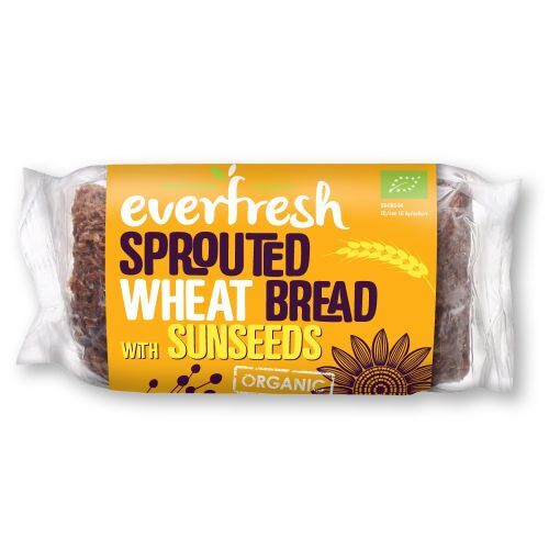 Everfresh Natural Foods Organic Sprouted Sunseed Bread 400g-2 Pack ...