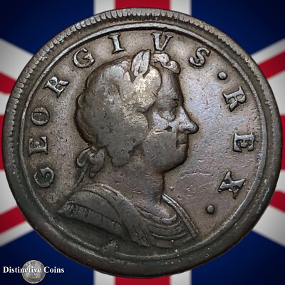Great Britain 1722 Half Penny 1/2d GB5026 | eBay