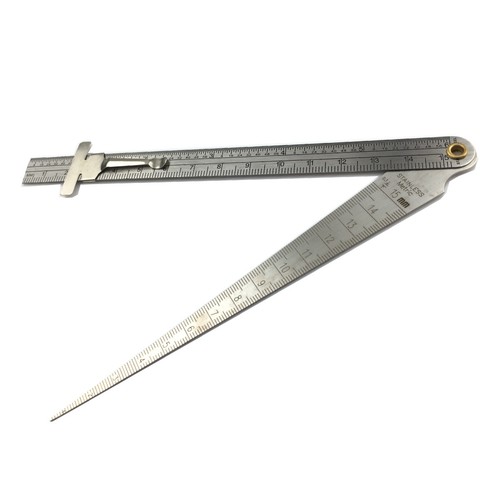 2 in 1 Welding Taper Gauge Gage Set Depth Ruler Hole Inspection ...