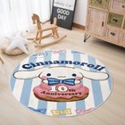 Cartoon Cinnamoroll Round Carpet Bedroom Bedside Blanket Cute Fleece ...