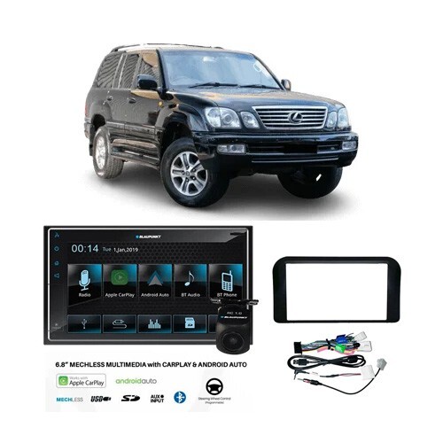 Blaupunkt BP800PLAY + RC1.0 Stereo Upgrade for Lexus LX 1998-2007 J100 ...