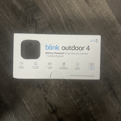 Blink Outdoor 4 1-Camera Wireless with Sync UPC 840268928780 Brand New ...