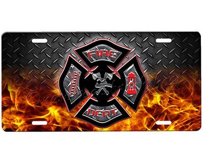 Firefighter License Plate | eBay