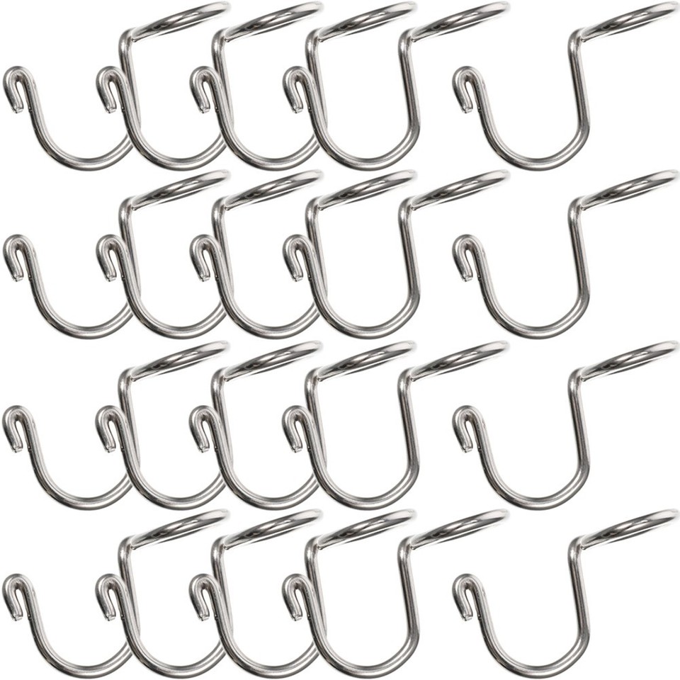 20pcs Connection Stainless Steel Hanger Extender Hooks Cabinet Hanger ...