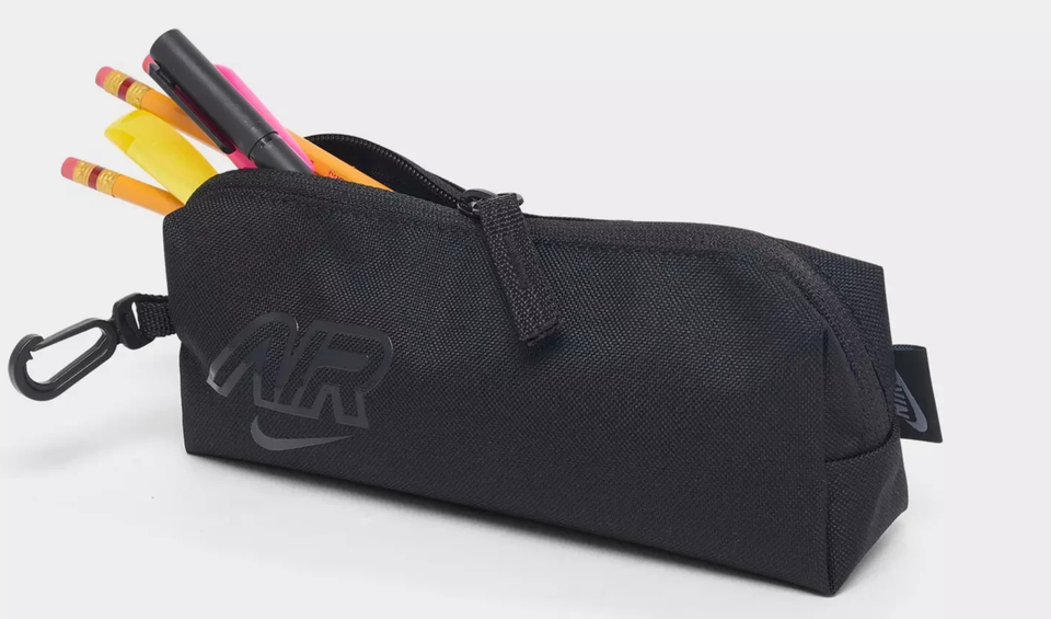 NIKE JORDAN DURABLE Backpack Pencil CASE School Bag SPORT BLACK OS $45 ...