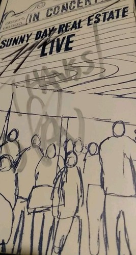 Sunny Day Real Estate Live RARE OOP VHS Autographed by Dan Hoerner ...