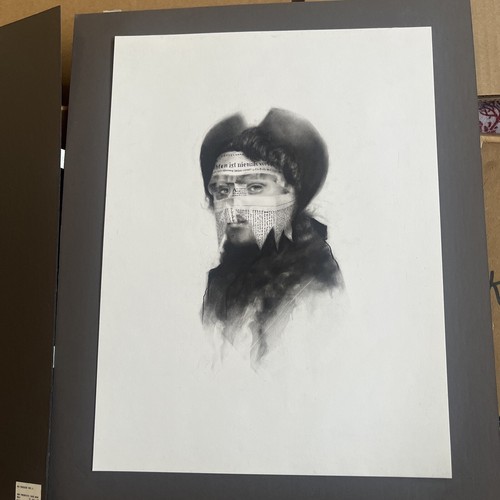 Disturbing And Mysterious Chris Hefner Pencil Drawing. | eBay