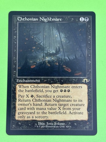 MTG Chthonian Nightmare NM retro Modern Horizons 3 rare black | eBay