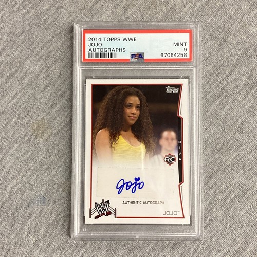 2014 Topps WWE Joseann Offerman "Jojo" Autographs PSA 9 MINT | eBay